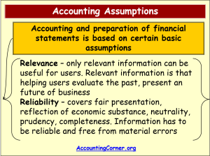 Accounting Concepts – Completeness, Neutrality, Others | Accounting Corner