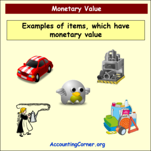 Monetary Value Definition | Accounting Corner