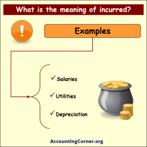 Incurred Meaning | Accounting Corner
